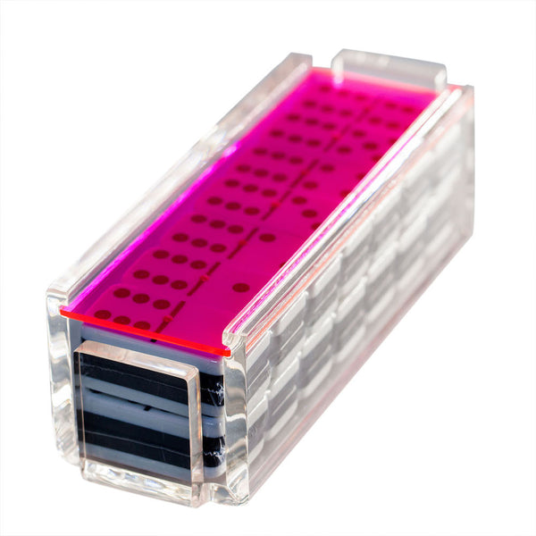"El Tigre" Domino Set -Neon Pink – Luxe Dominoes